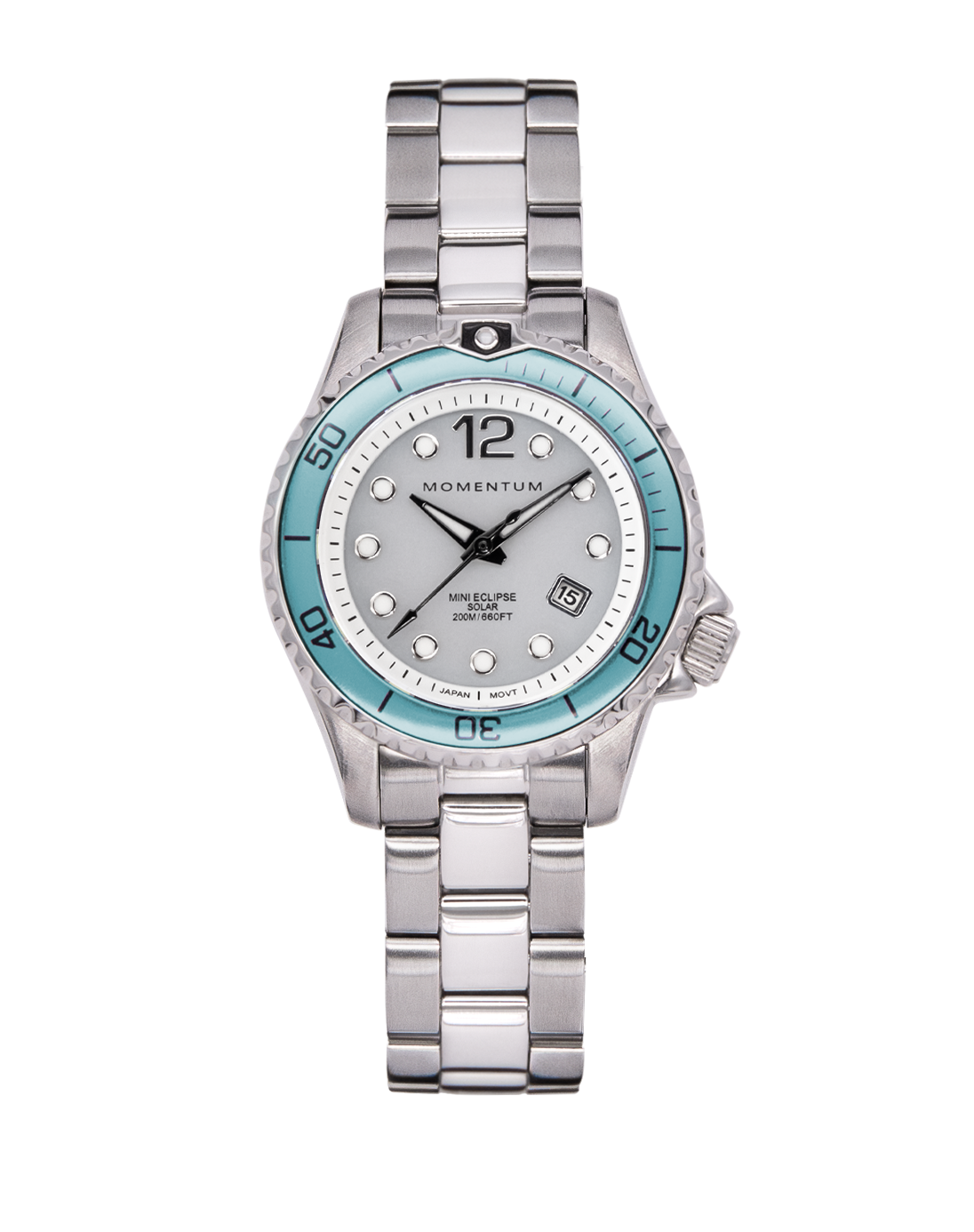 Mini Eclipse Solar - White | Ladies Solar-Powered Dive Watch