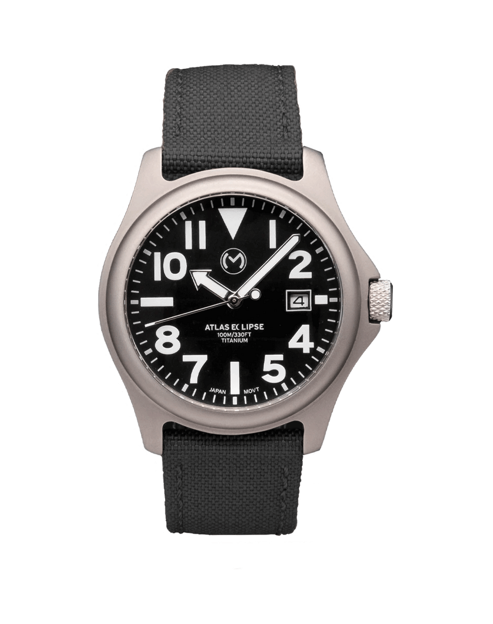 Atlas Eclipse [38mm] | Solar Titanium Field Watch | Momentum