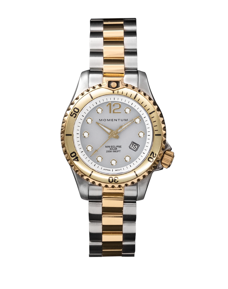 Champagne Mini Eclipse [30mm] - White Two-Tone