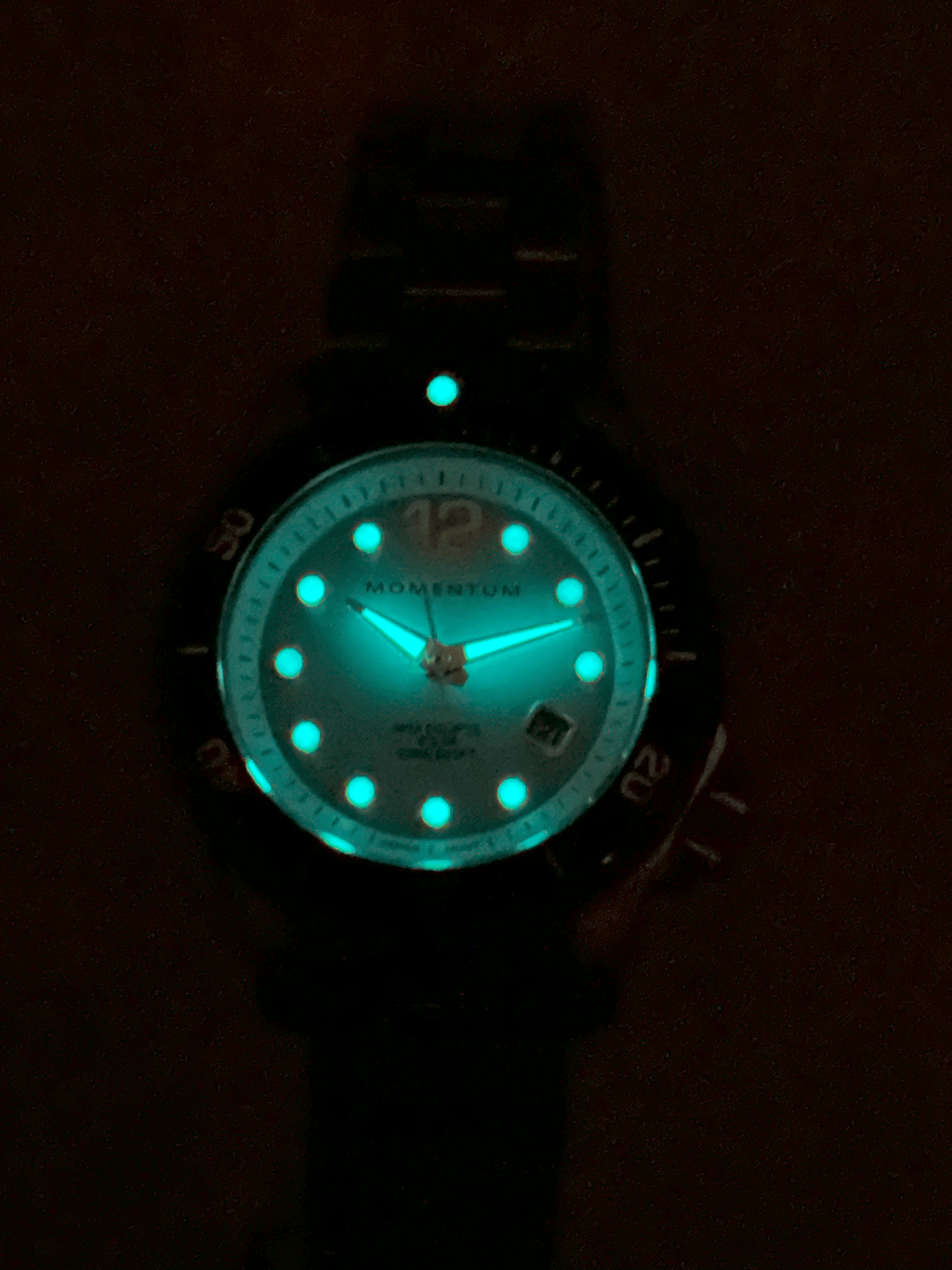 Champagne Mini Eclipse Solar - White | Ladies Gold Solar-Powered Dive Watch