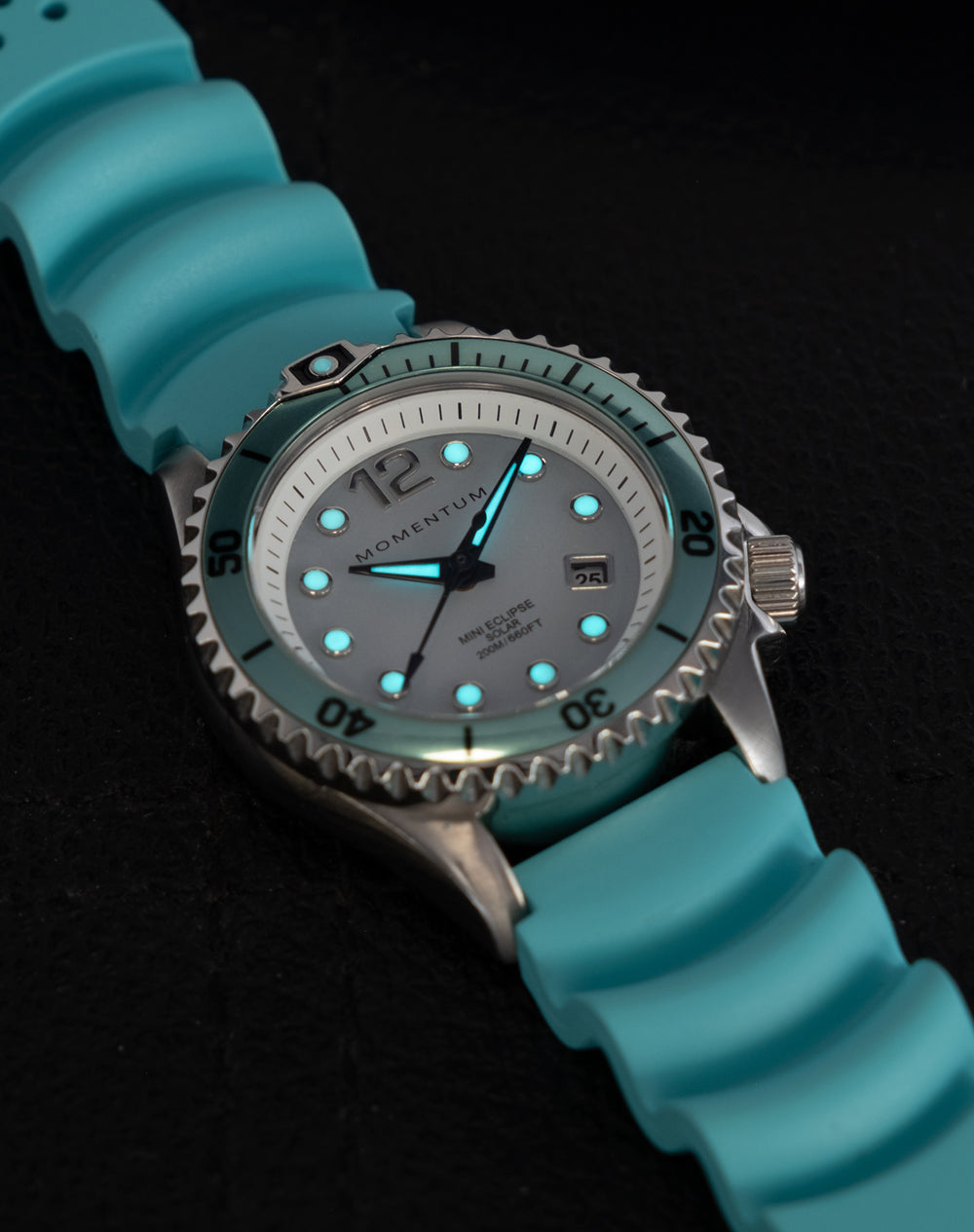 Mini Eclipse Solar - White | Ladies Solar-Powered Dive Watch