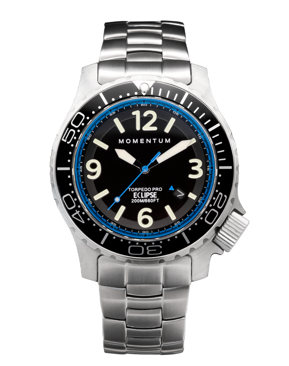 Torpedo Blast Eclipse [44mm] | Solar Dive Watch | Momentum – Momentum ...