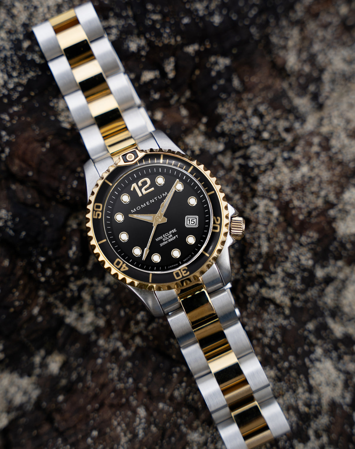 Champagne Mini Eclipse [30mm] - Black Two-Tone