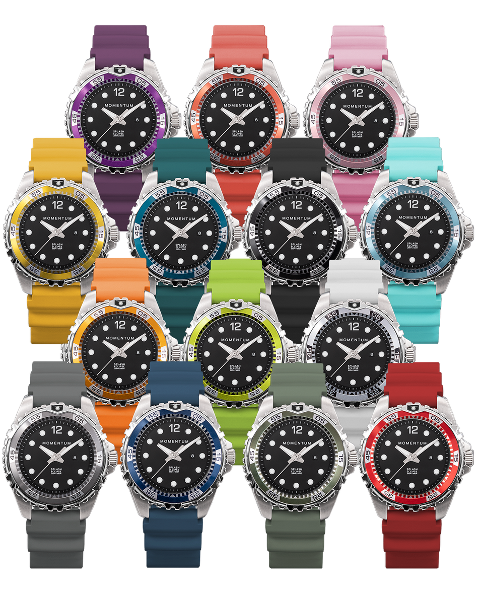 Splash [38mm] | Solar Dive Watch – Momentum Watches