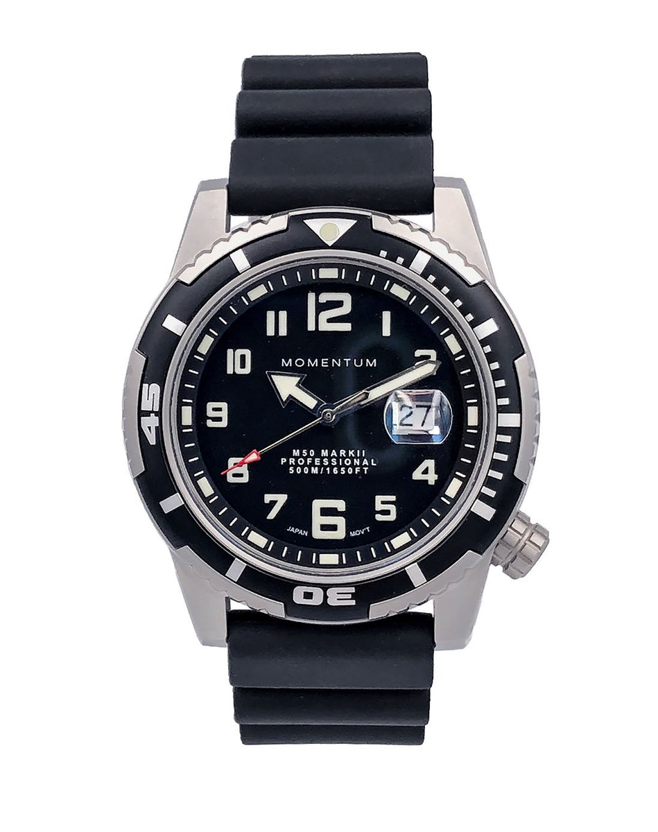 M50 [44mm] | The Bullet Proof Dive Watch | Momentum Watches